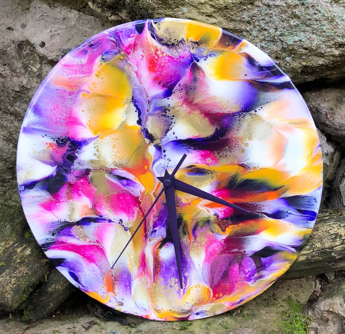 Spring Fusion Clock – Caribou Arts